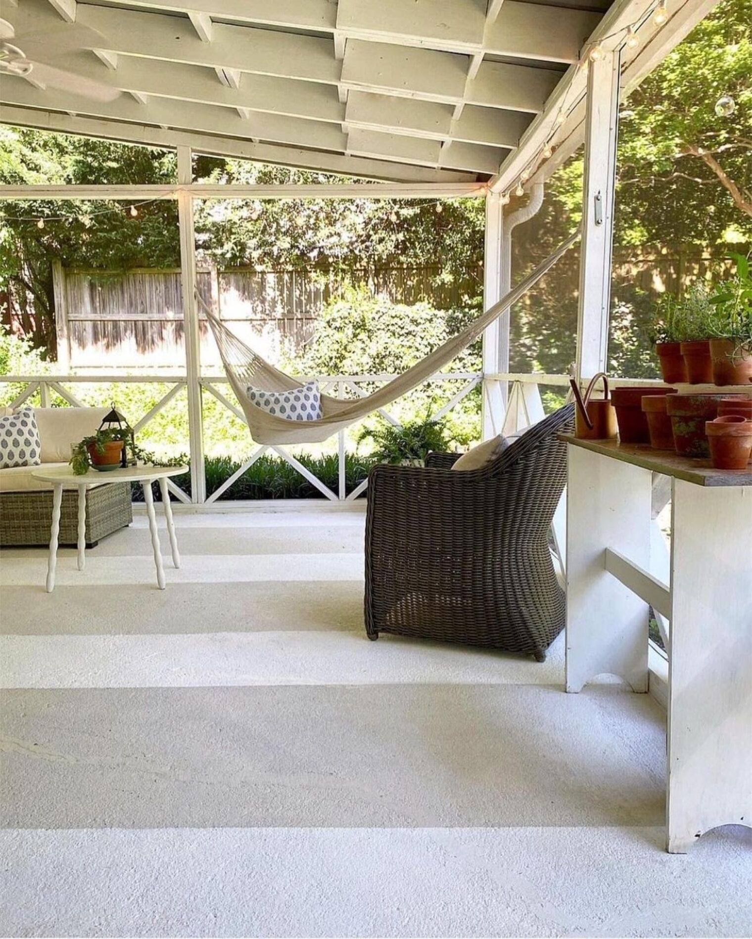 Concrete Patio Paint Ideas to Enliven Outdoor Spaces